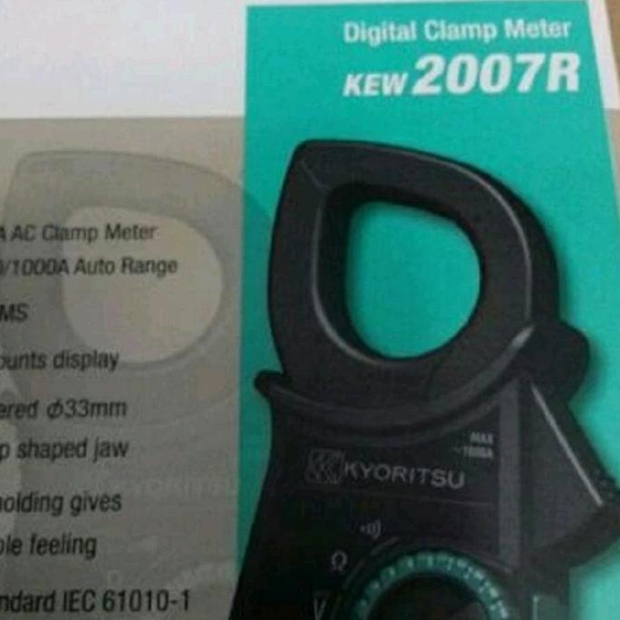 Jual Grosir Kyoritsu 2007R Digital Clamp Meter Tang Ampere 1000 Ac ...