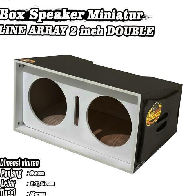 Jual Box Speaker Miniatur Line Array 2 Inch Putih | Shopee Indonesia