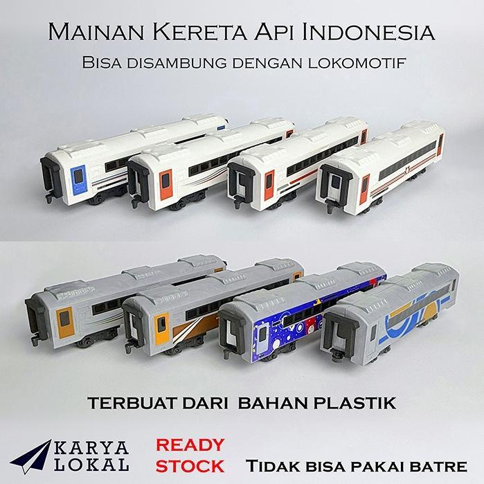 Jual Hot Product Mainan Kereta Api Indonesia Lokomotif Gerbong Kereta ...