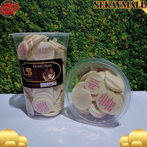 Jual Hosti Ayat Roti Perjamuan Kudus Ukuran Kecil 3 cm Isi 200 Sakramen ...