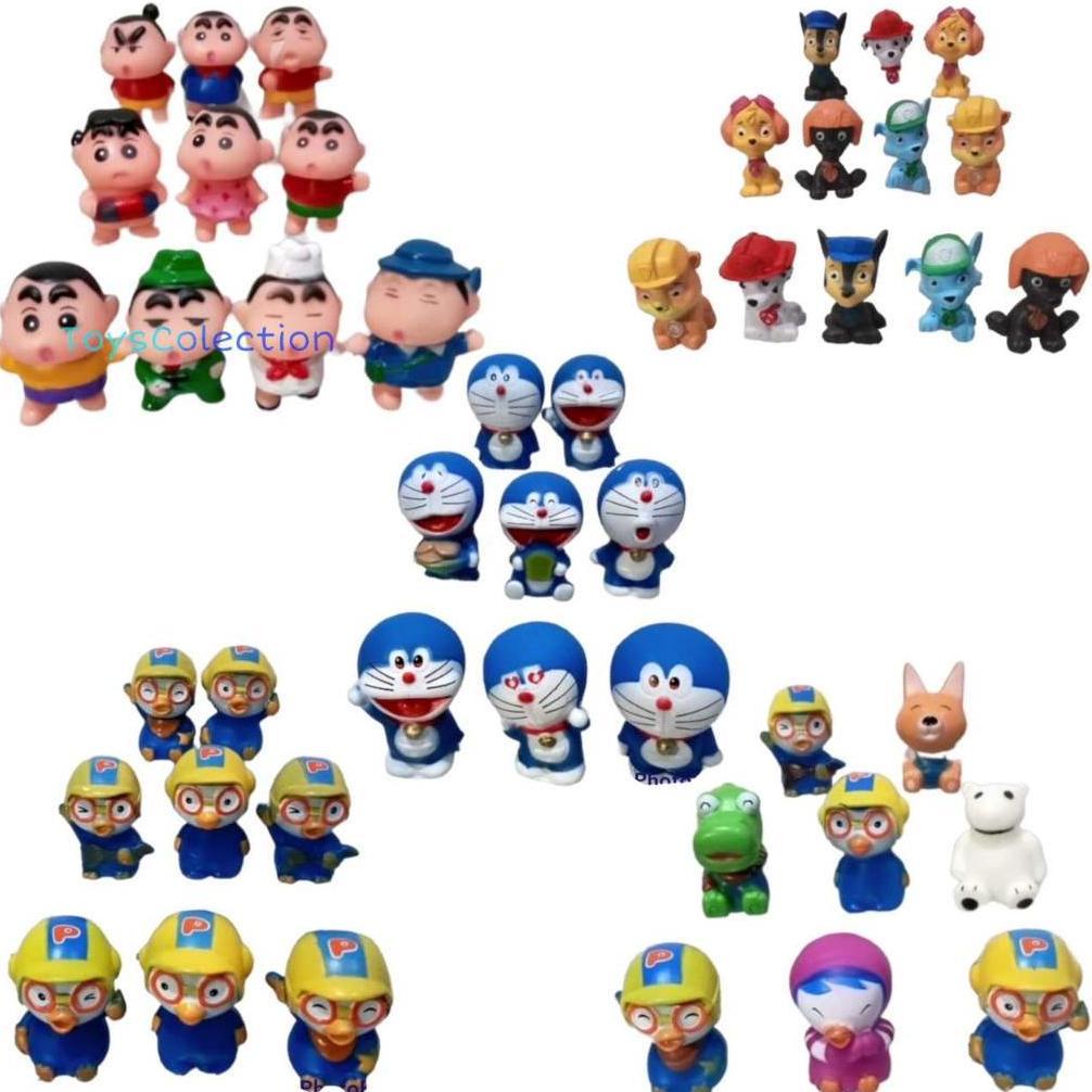 Jual Figure - ACTION FIGURE PORORO & FRIENDS SHINCHAN DORAEMON PAW ...