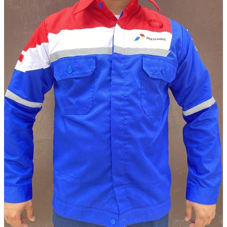 Jual Seragam Pertamina / Kemeja Wearpack / Safety Pertamina / Patra ...