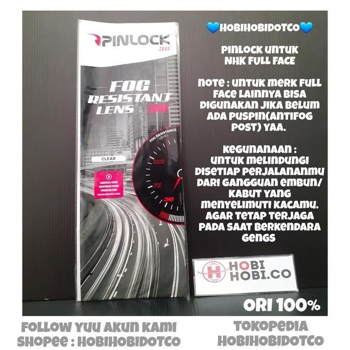 Jual Ready Pinlock 30 Pinlock Nhk 30 Antifog Pinlock Nhk Full Face ...