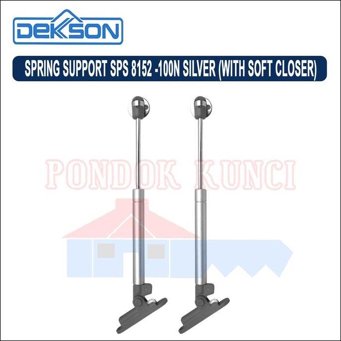 Jual Spring Support Dekkson SPS 8152 -100N SILVER (WITH SOFT CLOSER ...