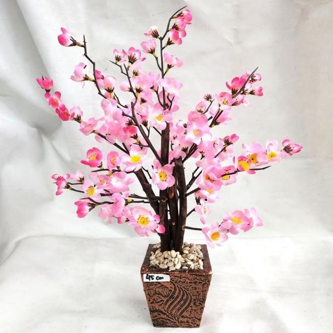 Jual Bunga Imlek Sincia Pohon Meihua Mehwa Sakura Konyien Hiasan ...
