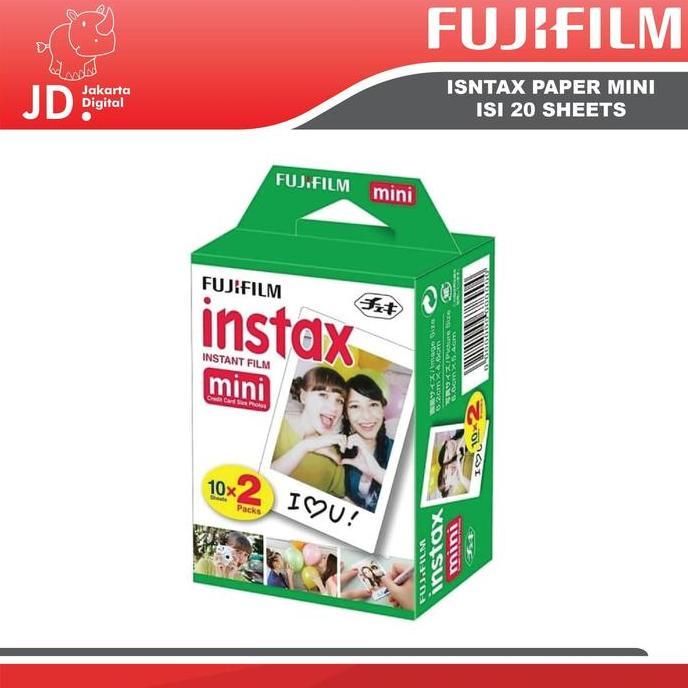 Jual REFILL INSTAX PAPER ISI ULANG 20 LEMBAR SHEETS TWINPACK FUJI ...