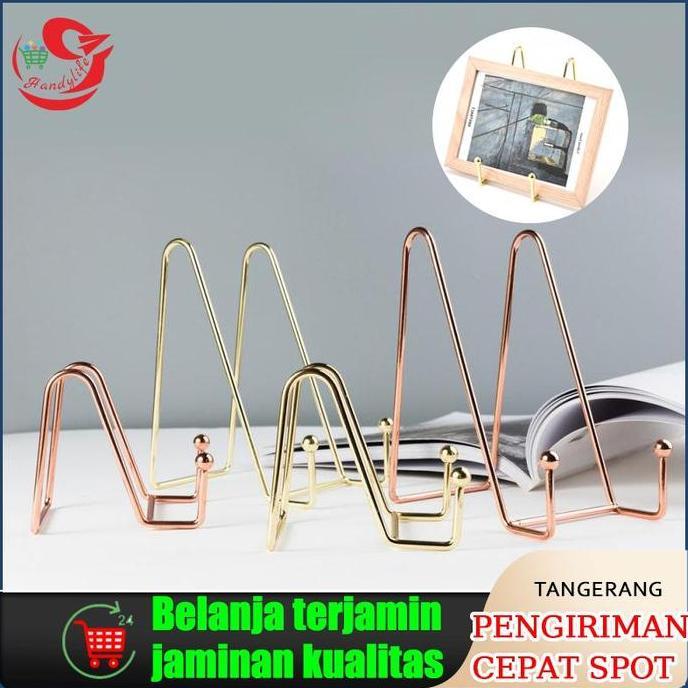 Jual Organix- Stand Display Buku Besi Rak Mangkok Foto Piring Pigura ...