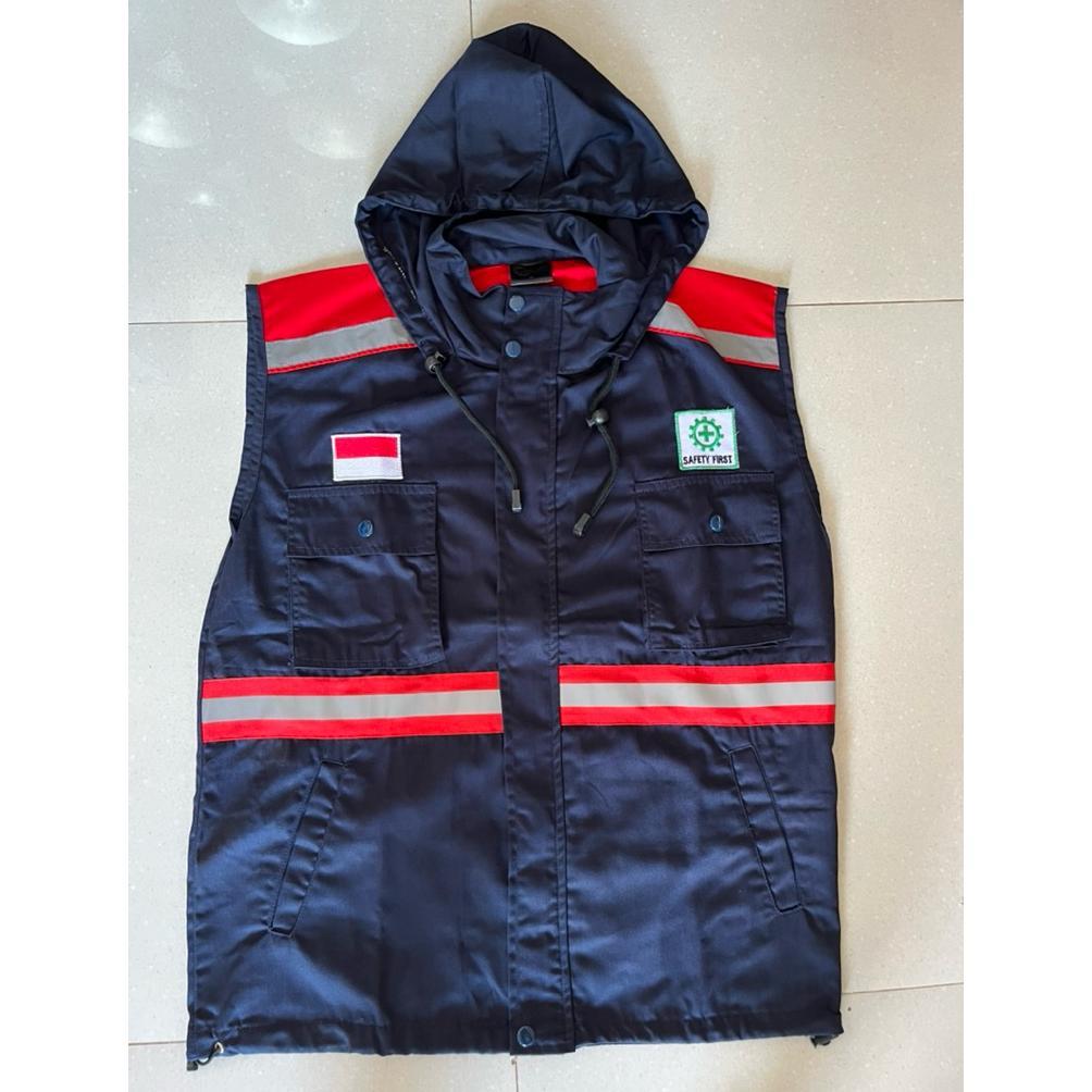 Jual BEST SALE Rompi Safety Atasan / Rompi APD / Rompi Kerja Proyek ...
