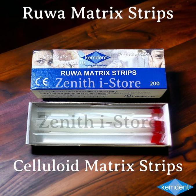 Jual Ruwa Matrix Strips | Seluloid Strips | Celuloid Strips Kemdent ...