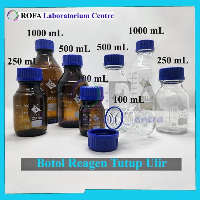Jual Barunih- Botol Reagen / Botol Kaca / Botol Laboratorium / Botol ...