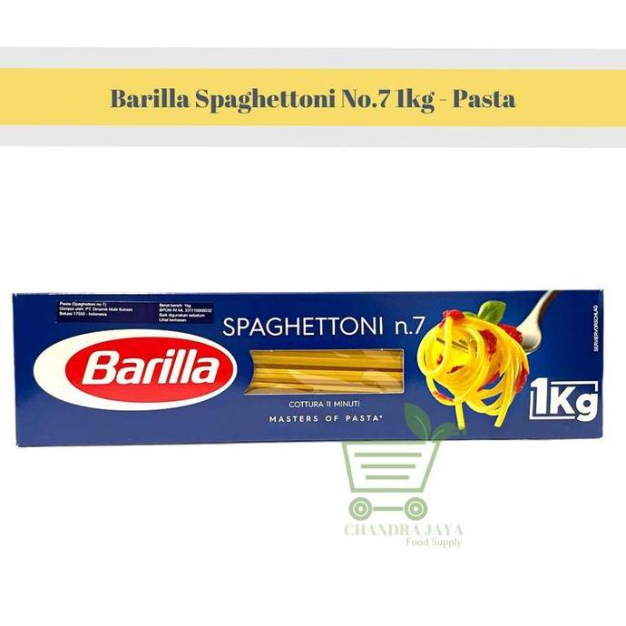 Jual Barilla Spaghettoni No7 1 KG Pasta Spaghetti GS | Shopee Indonesia