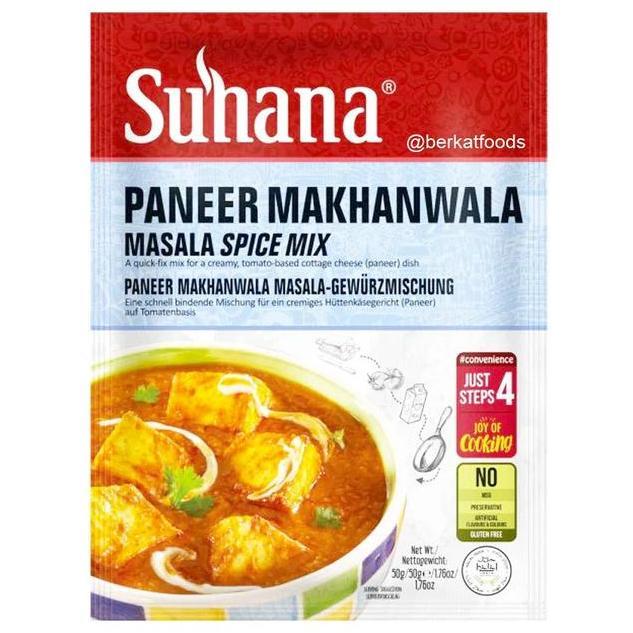 Jual >>>>>] Paneer Makhanwala Masala Spice Mix Suhana / Bumbu Masak ...