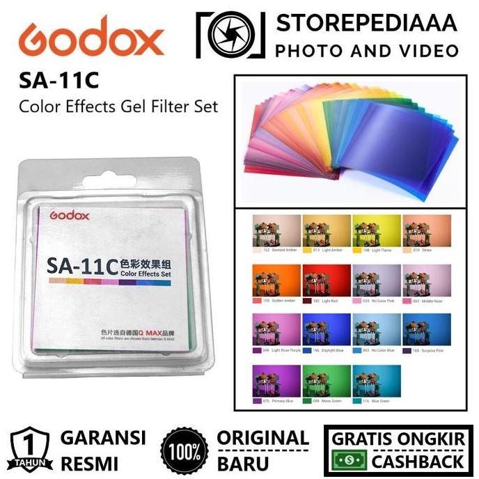 Jual Godox SA-11C Color Effects Gel Filter for SA-P Projection ...