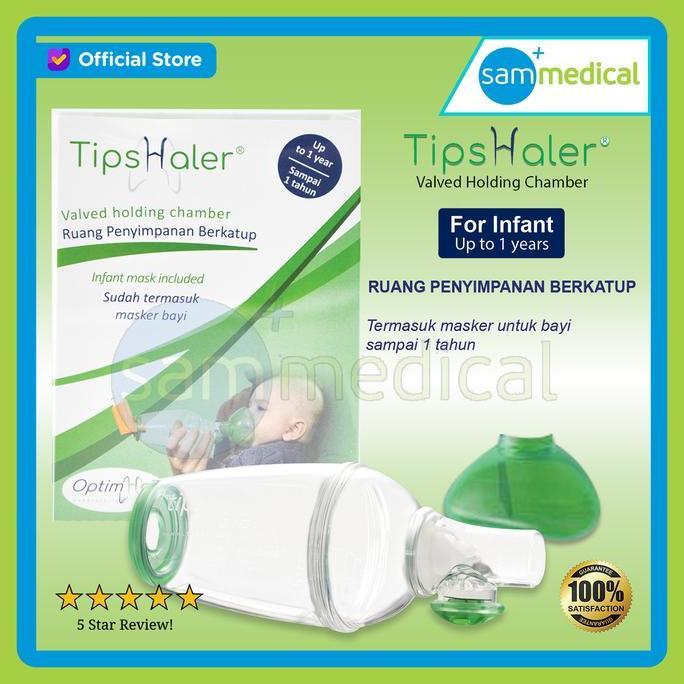 Jual Tips Haler Aerochamber Aerospacer / Alat Terapi Pernafasan / Alat ...
