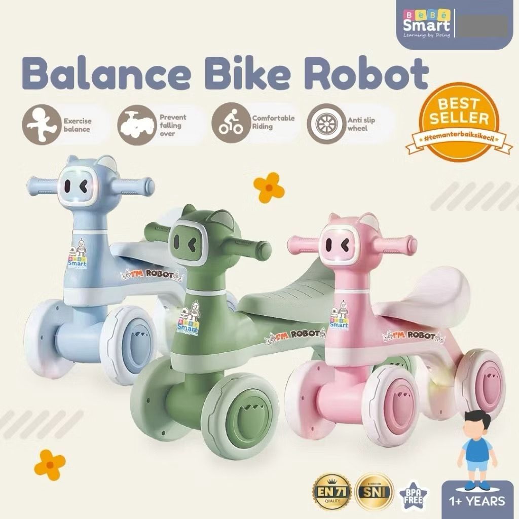 Jual Bebe Smart Lil Sheep Balance Bike / Sepeda Anak / Push Bike Bebe ...