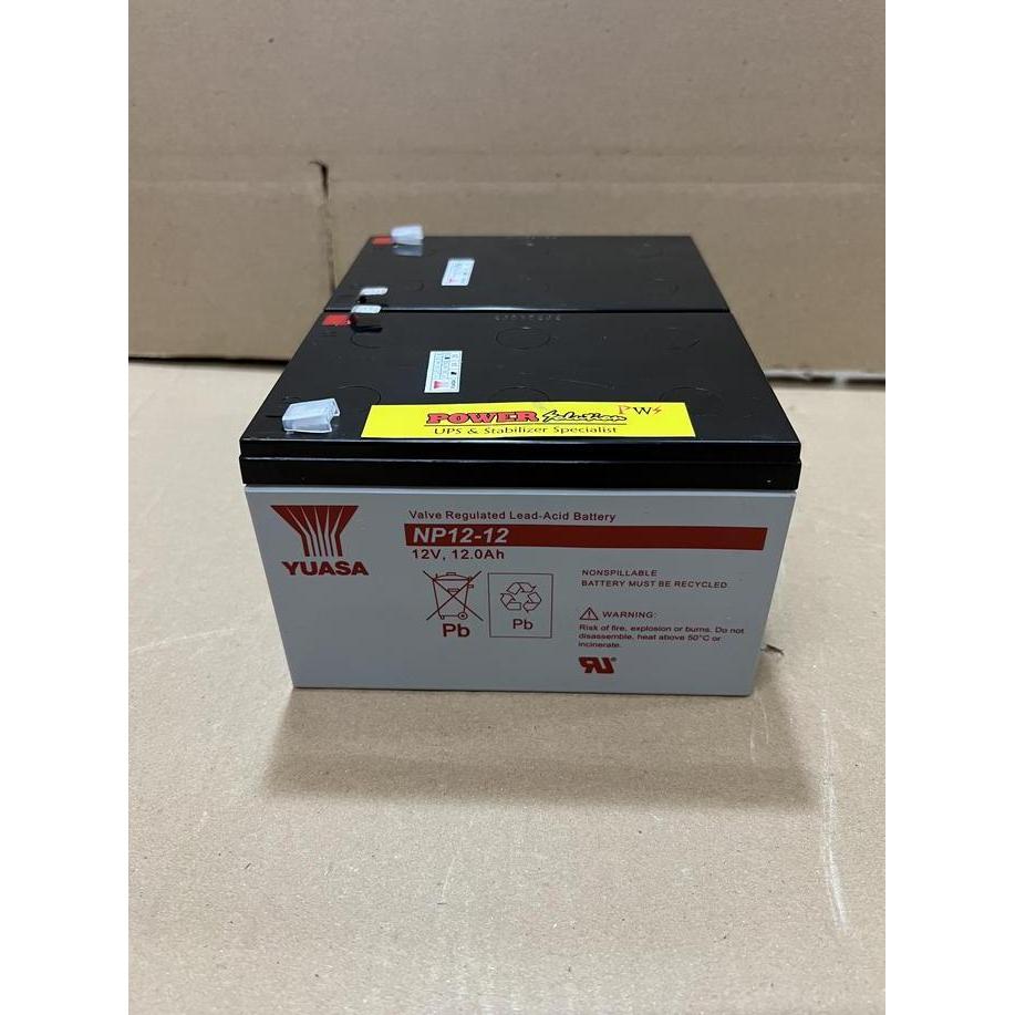 Jual RBC6 Battery Competible For UPS APC. Baterai UPS Yuasa 12v 12Ah | Shopee Indonesia