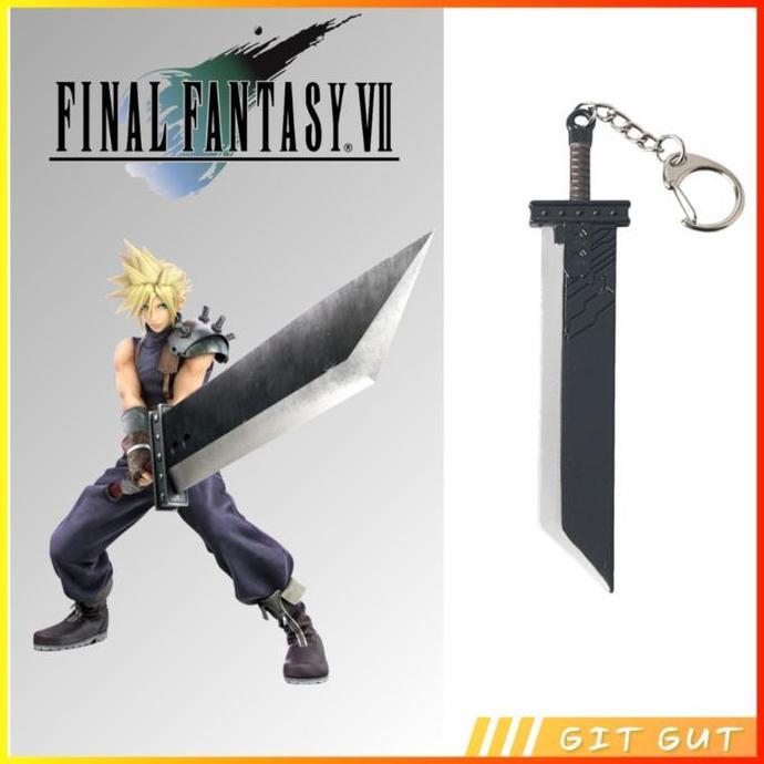 Jual Keychain Gantungan Kunci Final Fantasy VII FF 7 Cloud The Buster ...