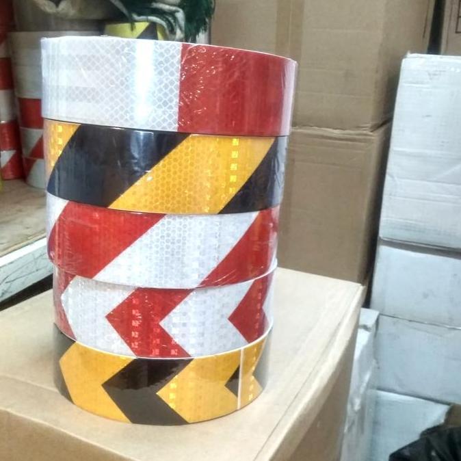 Jual stiker reflektif prismatik cina 2" x 45 meter | Shopee Indonesia