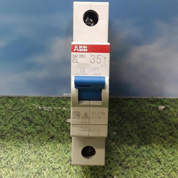 Jual MCB PLN 1P 1 Phase Pole 35 35A ABB | Shopee Indonesia