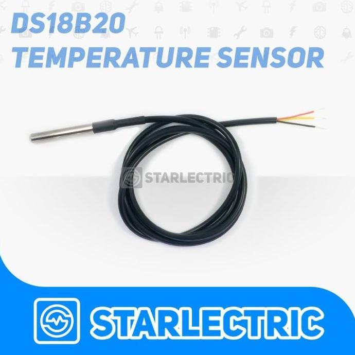 Jual DS18B20 Temperature Sensor / Sensor Suhu - Waterproof | Shopee ...