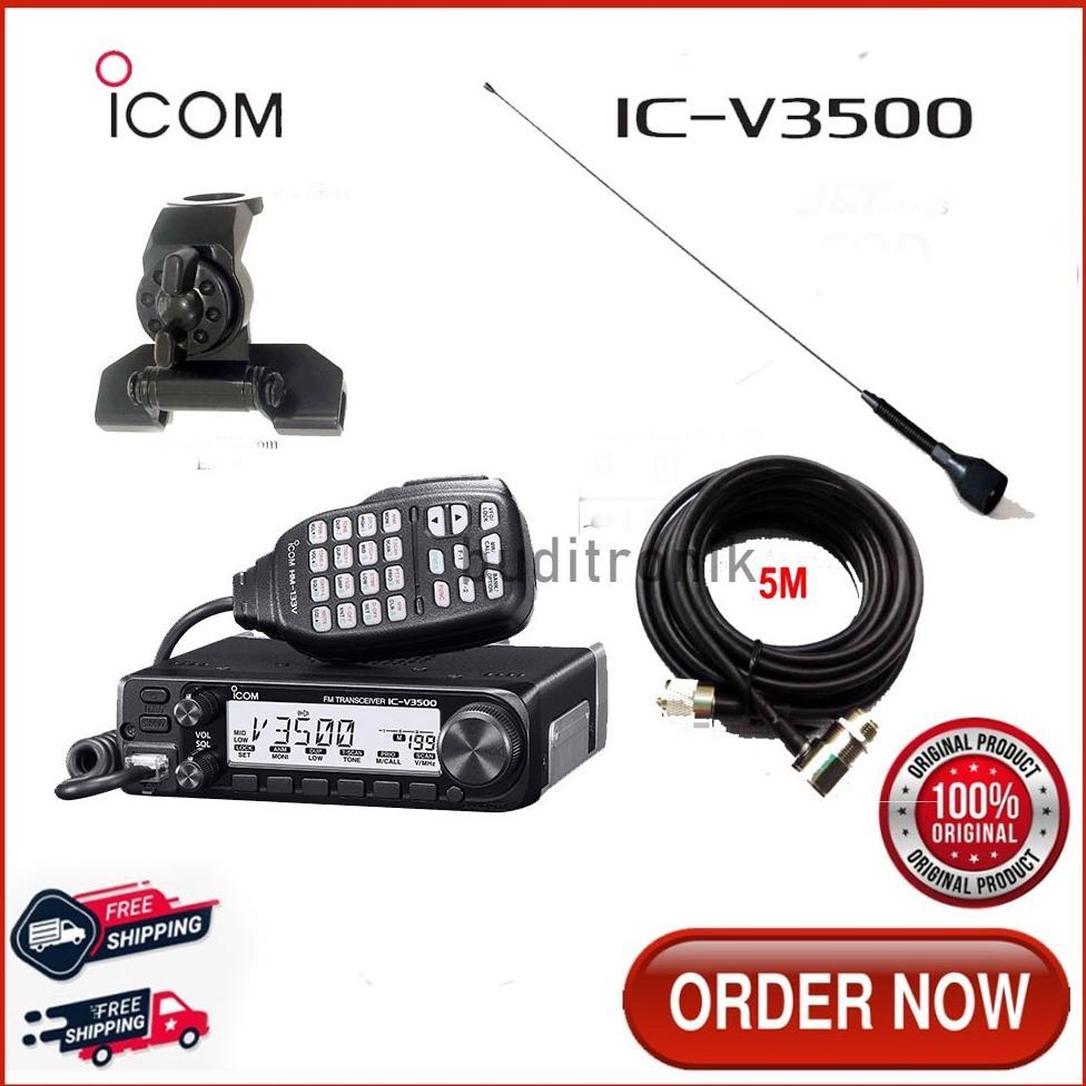 Jual RADIO RIG ICOM IC V3500 VHF 65WATT 136 174MHZ Terbaru | Shopee ...