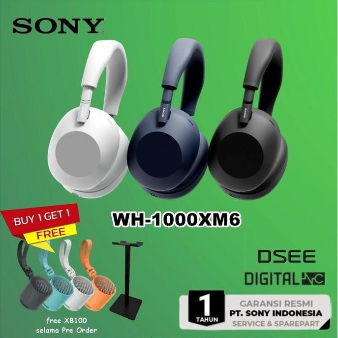 Jual Sony WH-1000XM6 WH1000XM6 WH-1000 XM6 Wireless Noise Canceling ...