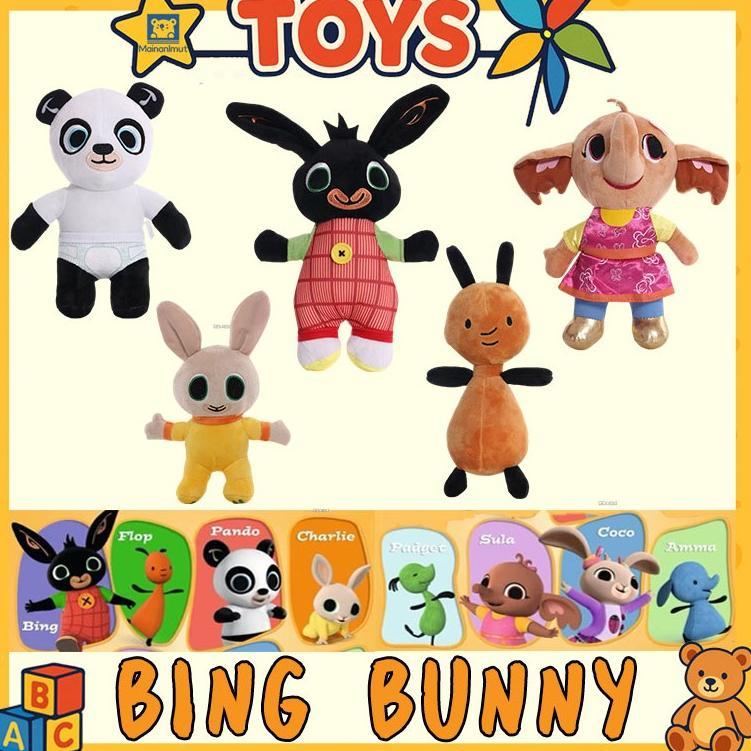 Jual BNK 01 Mainanlmut 20-27CM Bing Bunny Plush Doll, Bing/Flop/Pando ...