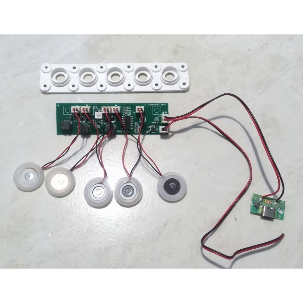Jual Modul Humidifier 5 Mist Maker 5 warna Pembuat Spray embun Komplit ...