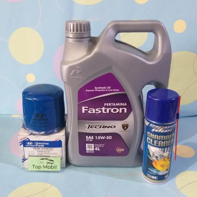 Jual BALAYASHOPID Paket oli Fastron 15W-50 Hyundai Accent Elantra ...