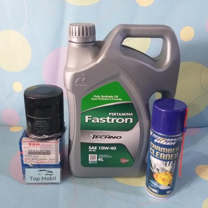 Jual MONOXOM Paket oli Fastron Techno 10W-40 Escudo Aerio Vitara Baleno ...