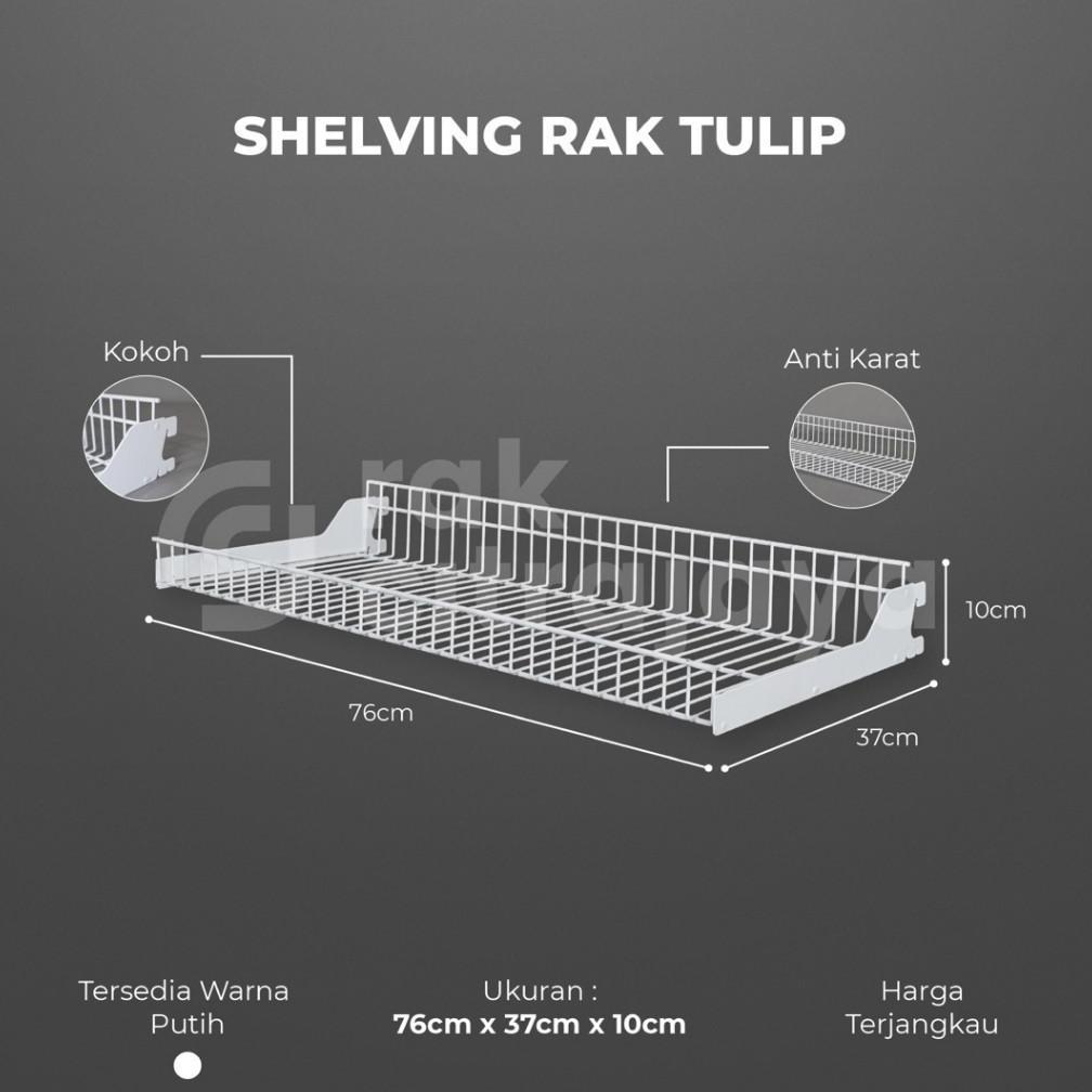 Jual TULIP | EKSTRA RAK TAMBAHAN KERANJANG SHELVING BESI GONDOLA TOKO ...