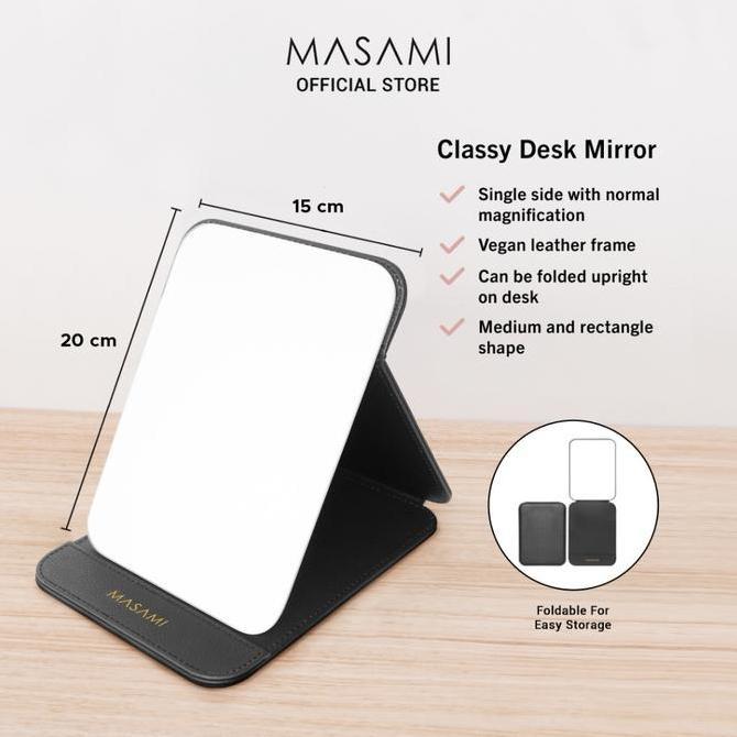 Jual Masami Classy Desk Mirror 20x15 cm Kaca Classy Cermin Make Up ...