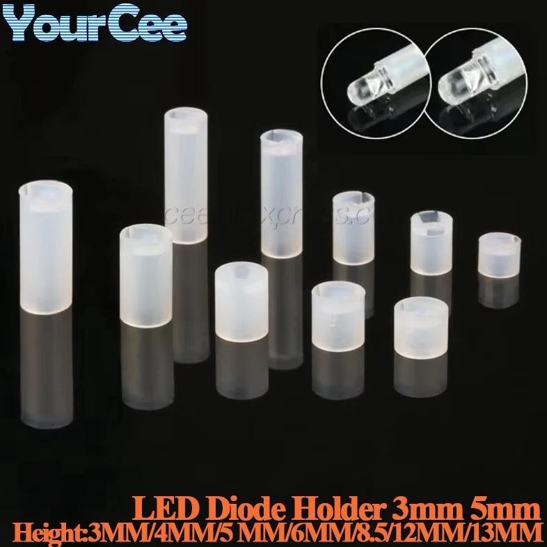 Jual 100pcs LED Diode Holder 3mm 5mm Clip Bezel Socket Mount DIY Light ...