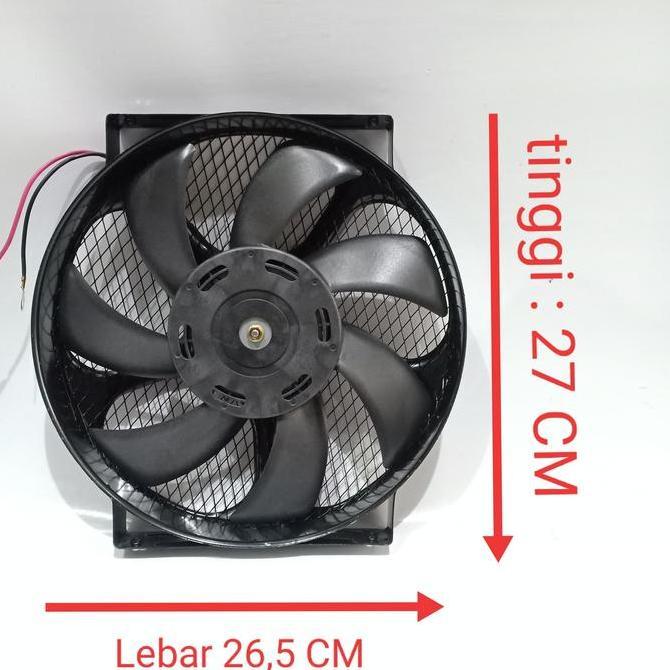 Jual Extra Fan Universal 10 Inch 7 Daun 12 Volt ( Pull / Nyedot ...