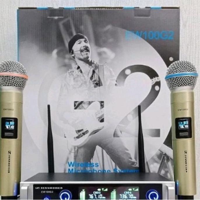 Jual MIC WIRELESS SENNHEISER EW100 G2 / EW100 G2 HANDHELD | Shopee ...
