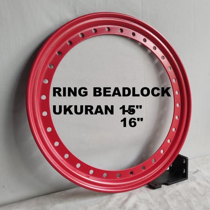 Jual RING VELG BEADLOCK STEEL / BESI UKURAN 16 INCI RED / MERAH ( Ring ...
