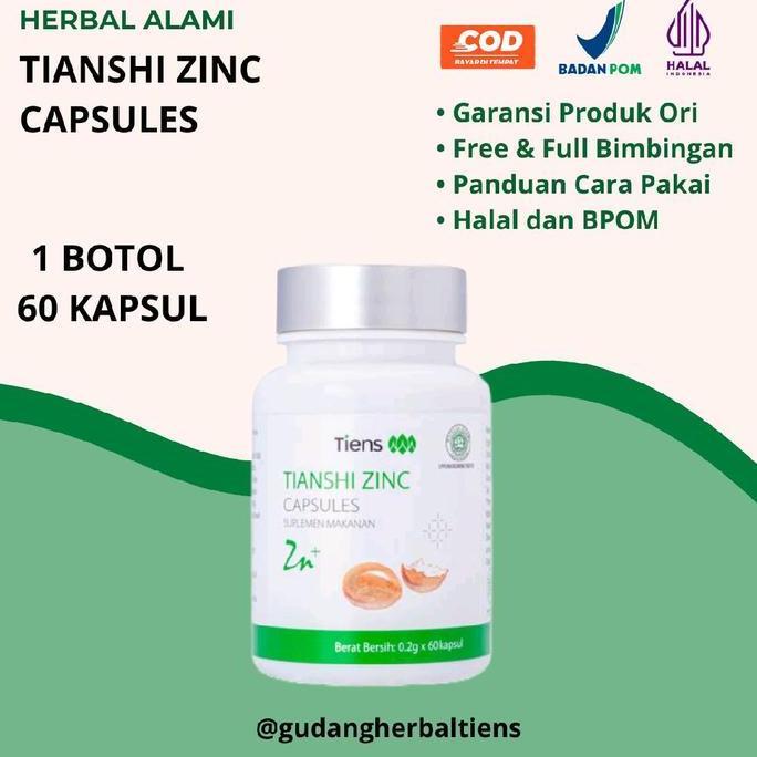 Jual Girlcare- Tiens Zinc Capsule Suplemen Mineral Mengandung Bubuk ...
