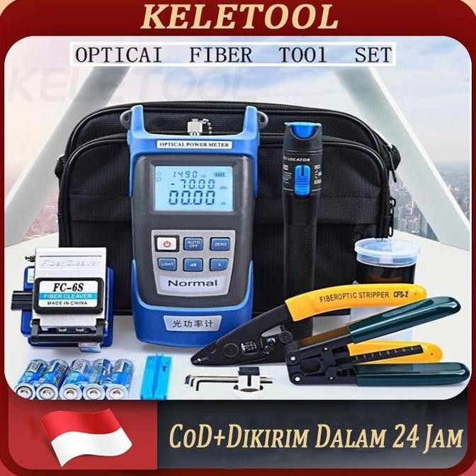 Jual Tool Fiber Optik Toolkit Fiber Optik Fiber Optik Optical Power ...