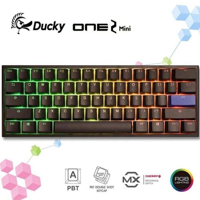 Jual NEW Mechanical Keyboard Ducky One 2 Mini Black Case RGB LED BNOB ...