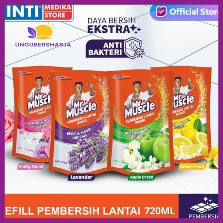 Jual (ORIGINAL) MR MUSCLE - PEMBERSIH LANTAI WANGI 720 ML | PEWANGI ...
