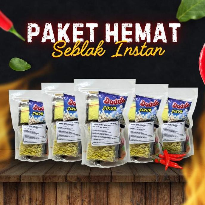 Jual (5) Lima BUNGKUS SEBLAK INSTAN PAKET HEMAT BANGSATRIA Food Jajanan ...