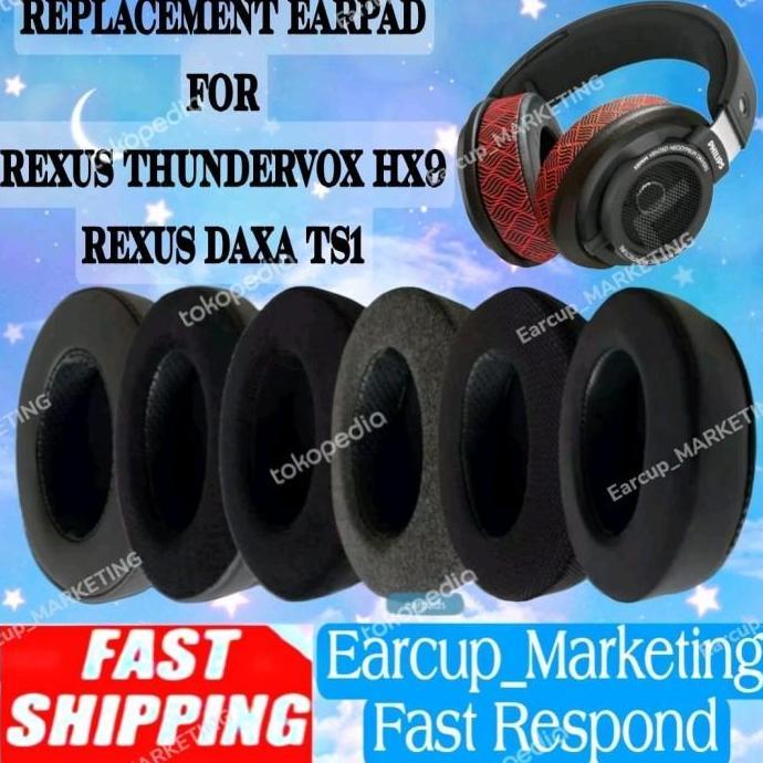 Jual Earpad Ear pad Cushion Rexus Headset Gaming Wireless Daxa TS1 Busa ...