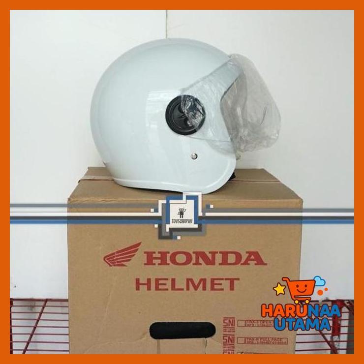 Jual MAINAN HOBI - HELM HONDA SCOOPY WHITE TRXS TRX S ORI & SNI HALF ...