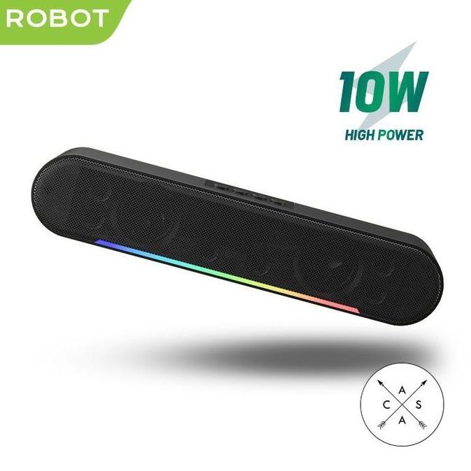 Jual Robot RB290 Stereo Bluetooth Speaker Computer Soundbar 10W RGB ...
