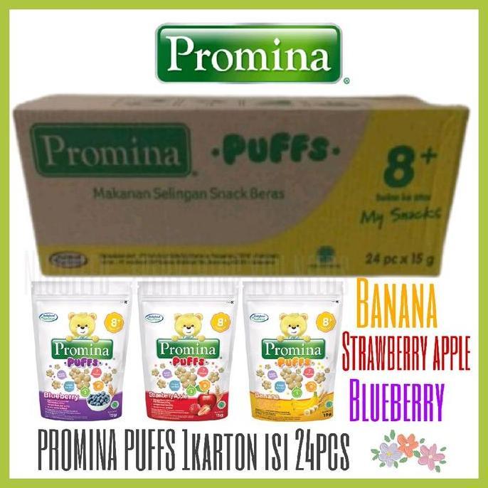 Jual Promina Puff 1 Karton Campur Rasa - 3 Varian Rasa (Blueberry ...