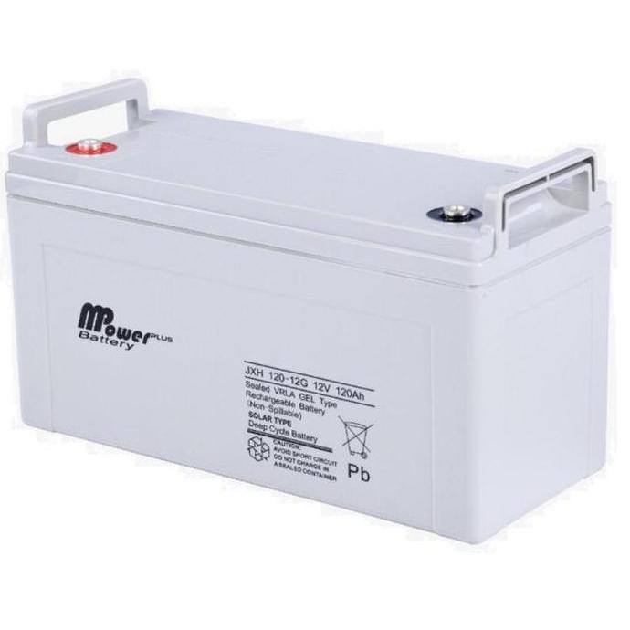 Jual Mpower plus 12v 120Ah Aki Accu Baterai VRLA GEL Deep cycle JP 120 ...