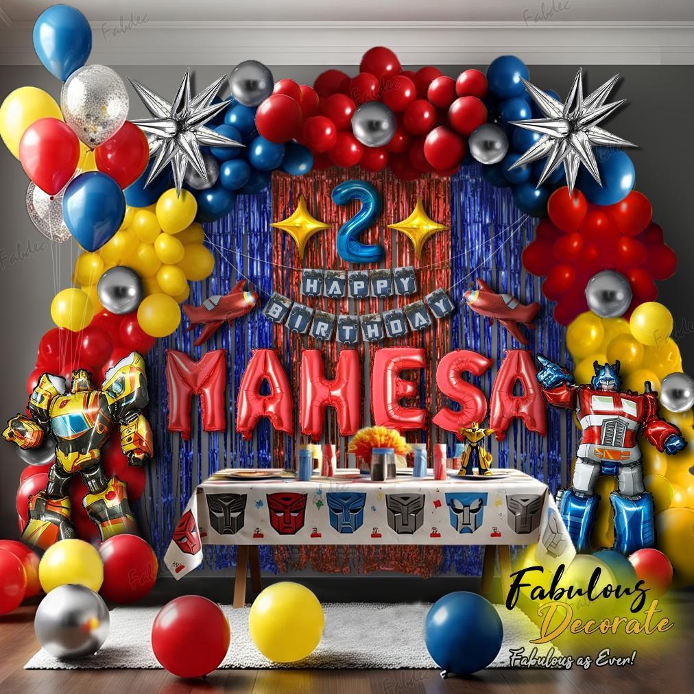 Jual Fabulous Decorate Set Dekorasi tema Transformer / Balon HBD ...