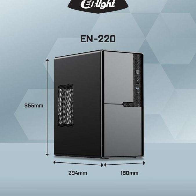 Jual Casing Enlight En220 - Casing Enlight En-220 - Micro Atx Pc Case ...