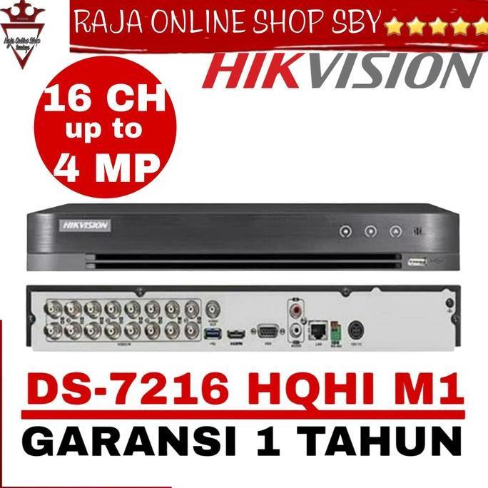 Jual HIKVISION DVR 16 CHANNEL iDS 7216 HQHI-M1/E Dvr 16 CH | Shopee ...