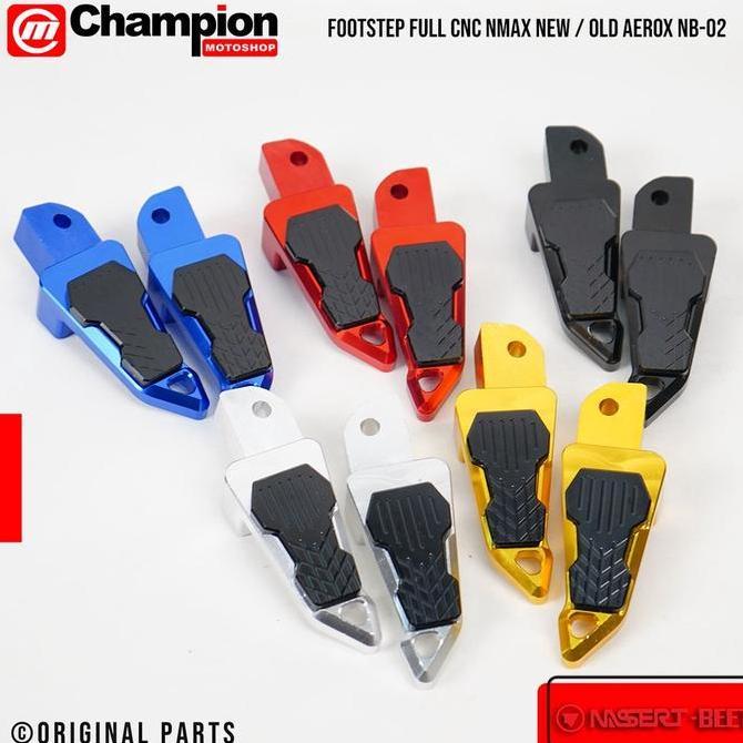 Jual FOOTSTEP PIJAKAN KAKI FOOT STEP BELAKANG FULL CNC NMAX XMAX AEROX ...